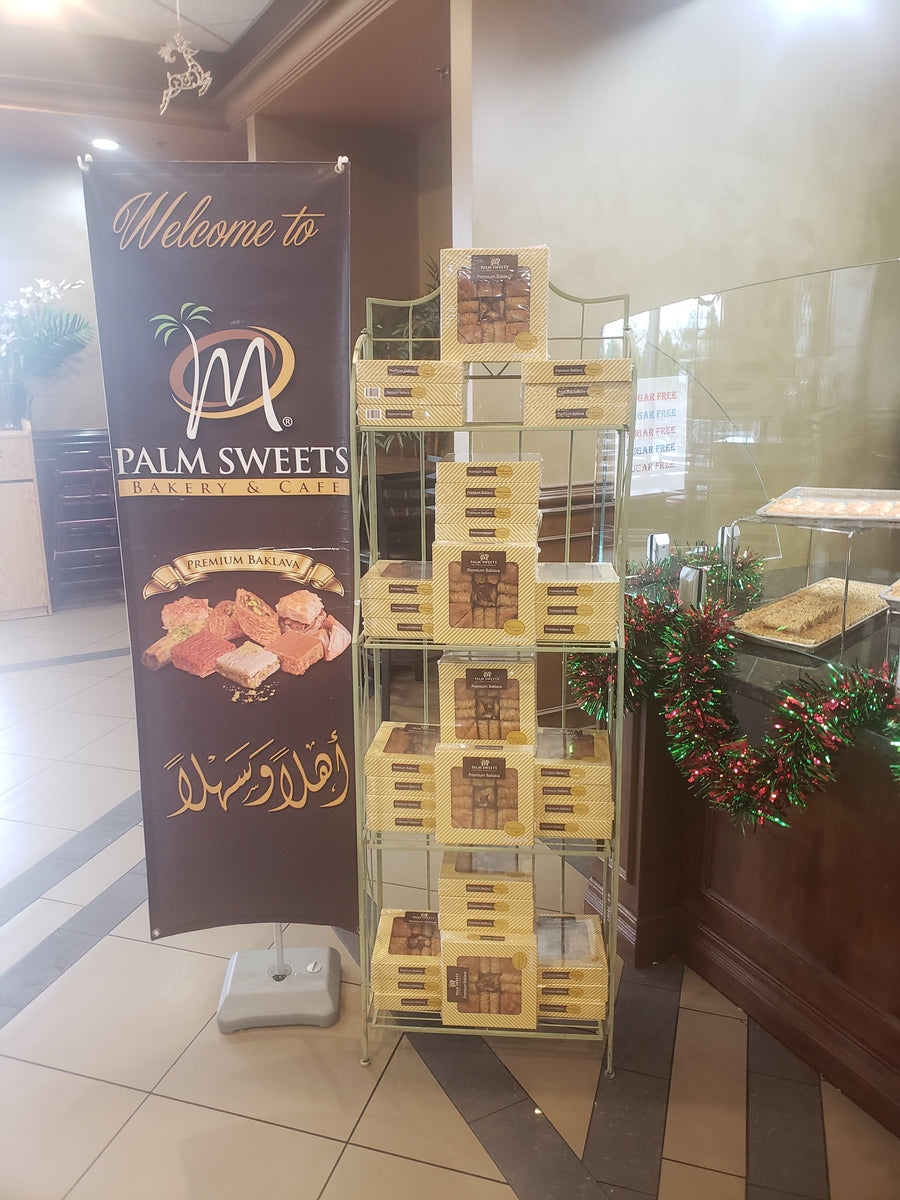 12 Units of Mediterranean Delight Assorted Baklava in a Case – Palm Sweets